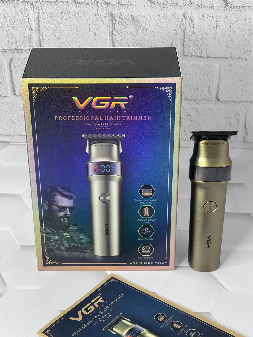 ماشین اصلاح موی سر و صورت وی جی ار مدل V-991 | یامال کالا